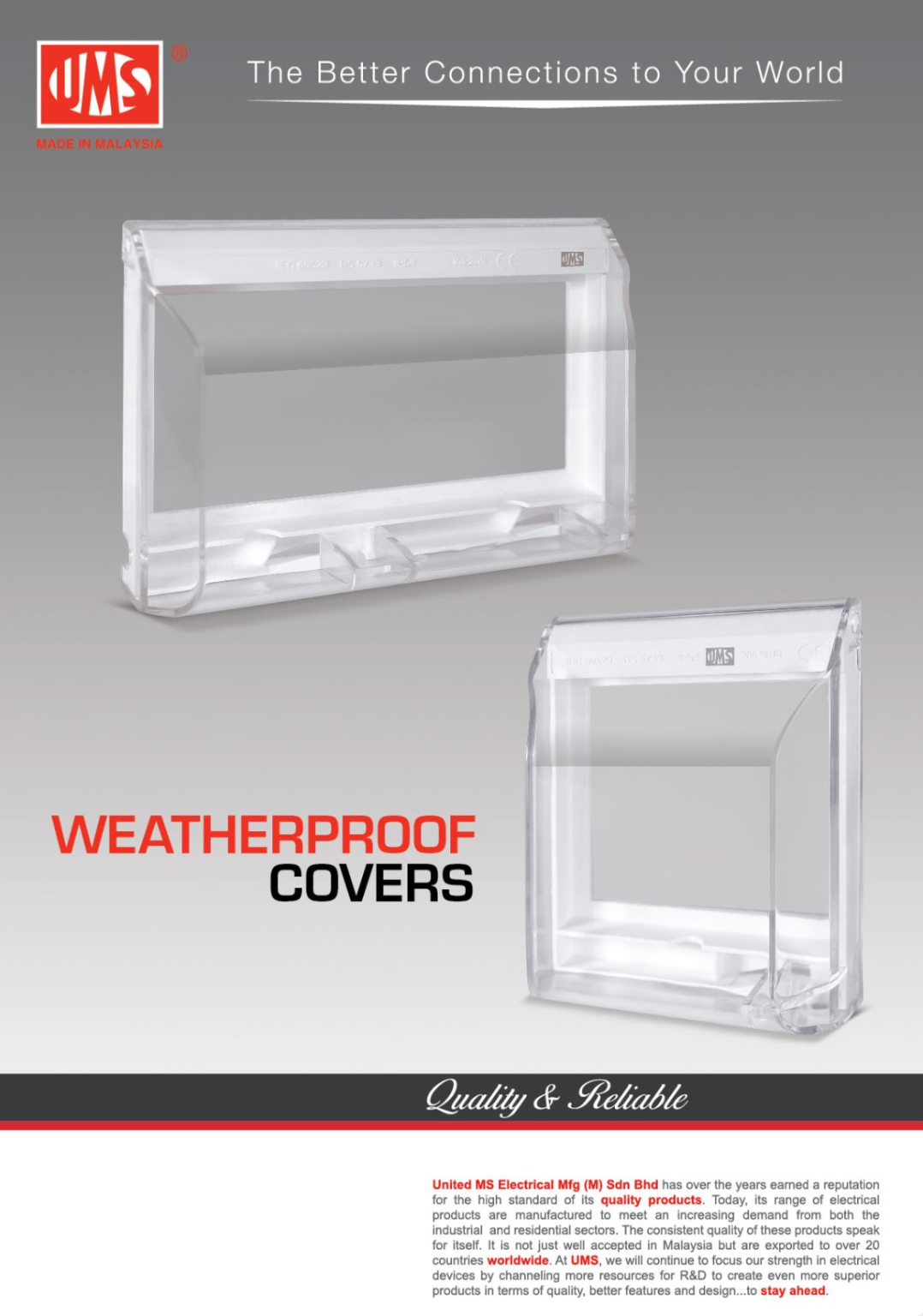 Catalogue – UMS-Neiken Group Berhad